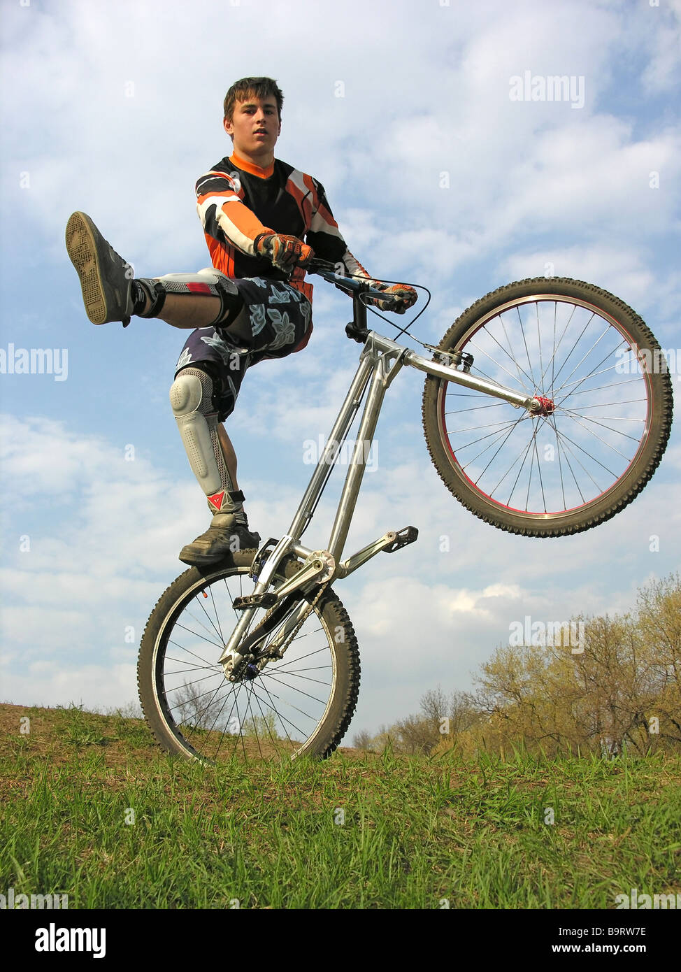 Exercise bike spinning wheels hi-res stock photography and images - Alamy
