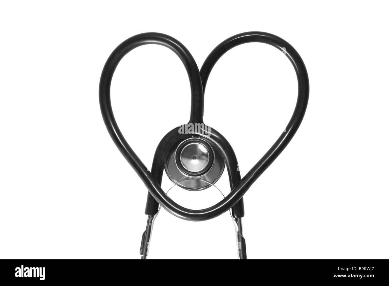 shape heart stethoscope Stock Photo - Alamy