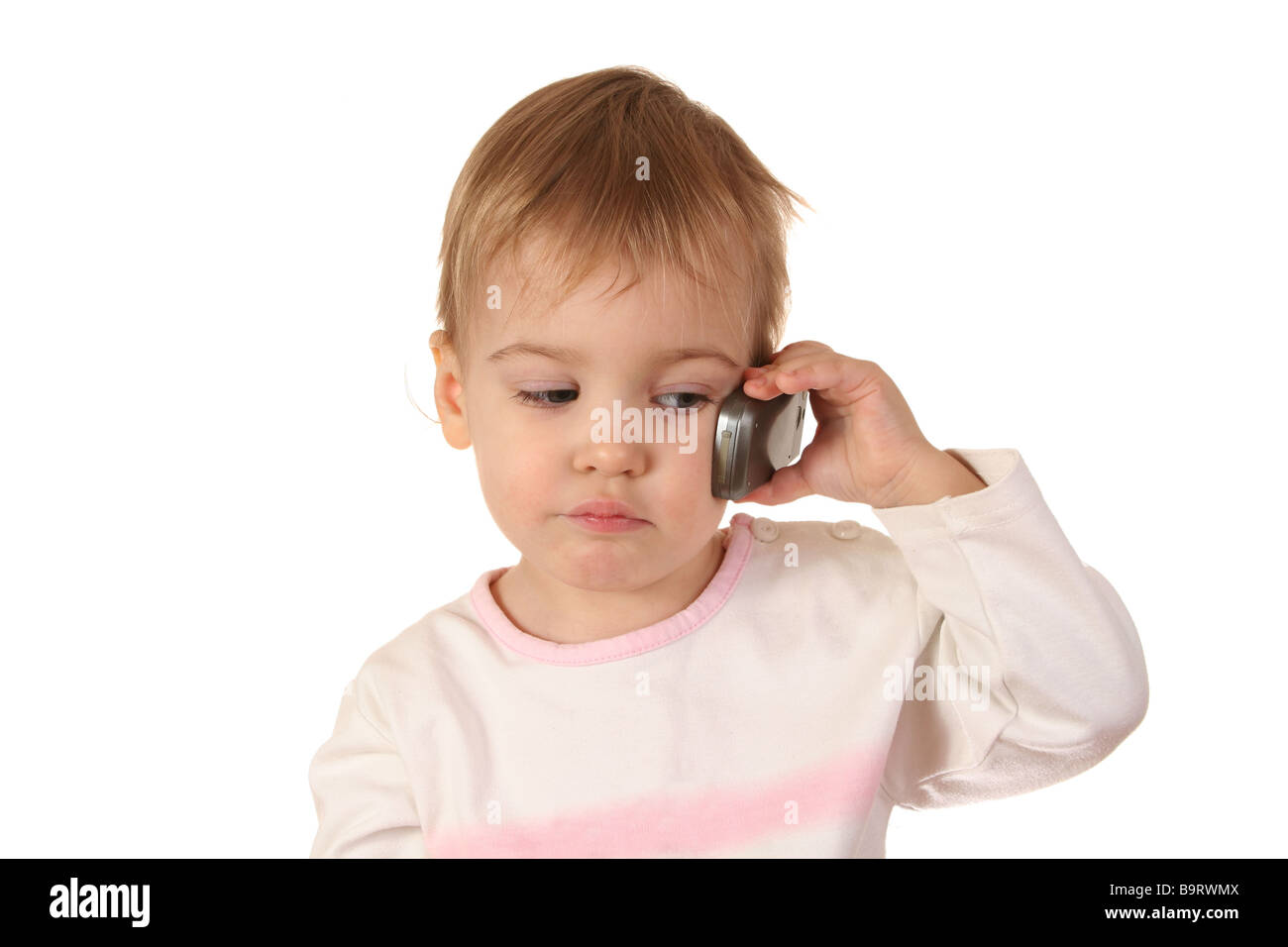 problem baby with phone 2 Stock Photo - Alamy