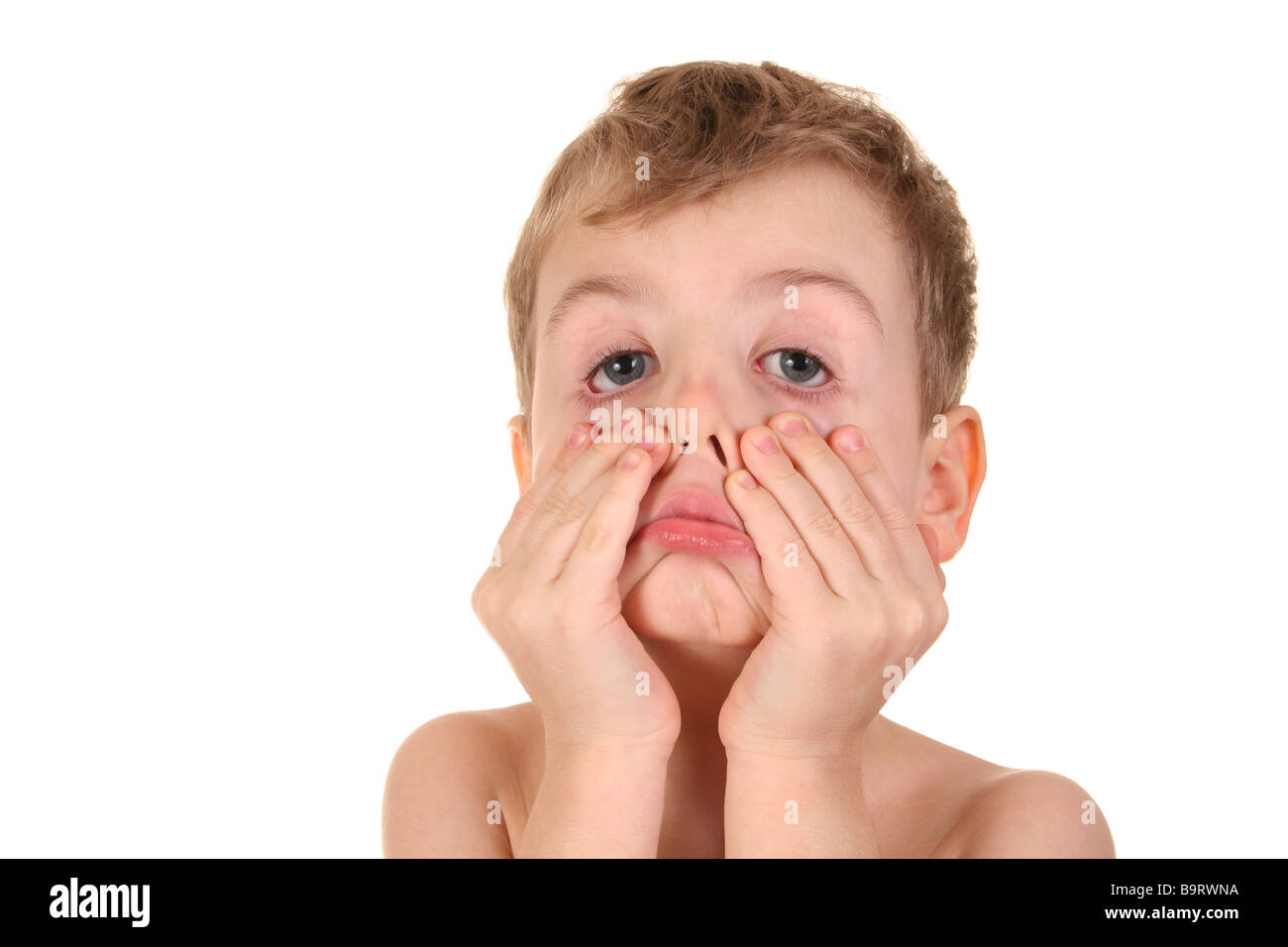 child making face Stock Photo - Alamy