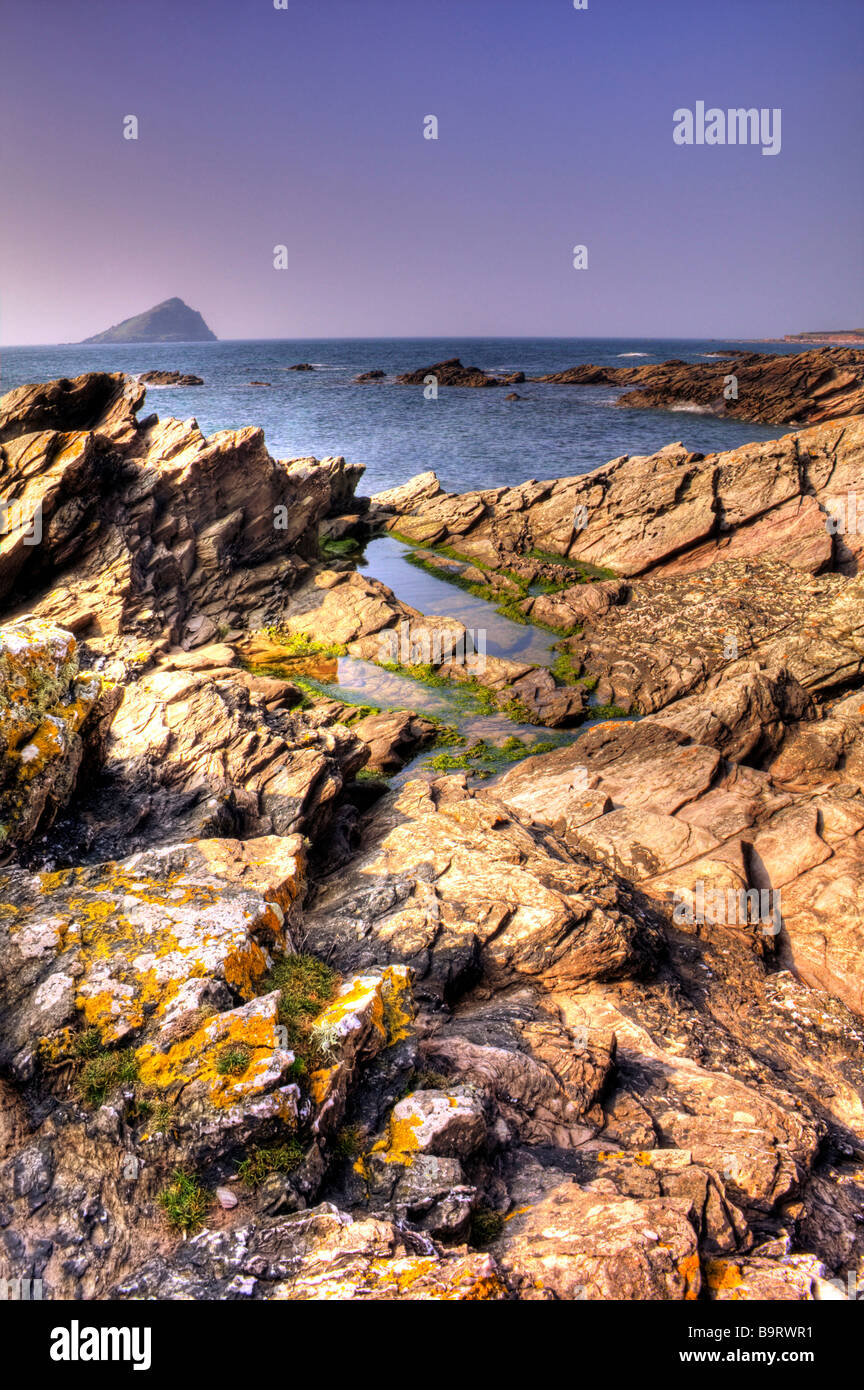 Wembury bay rockpool hi-res stock photography and images - Alamy