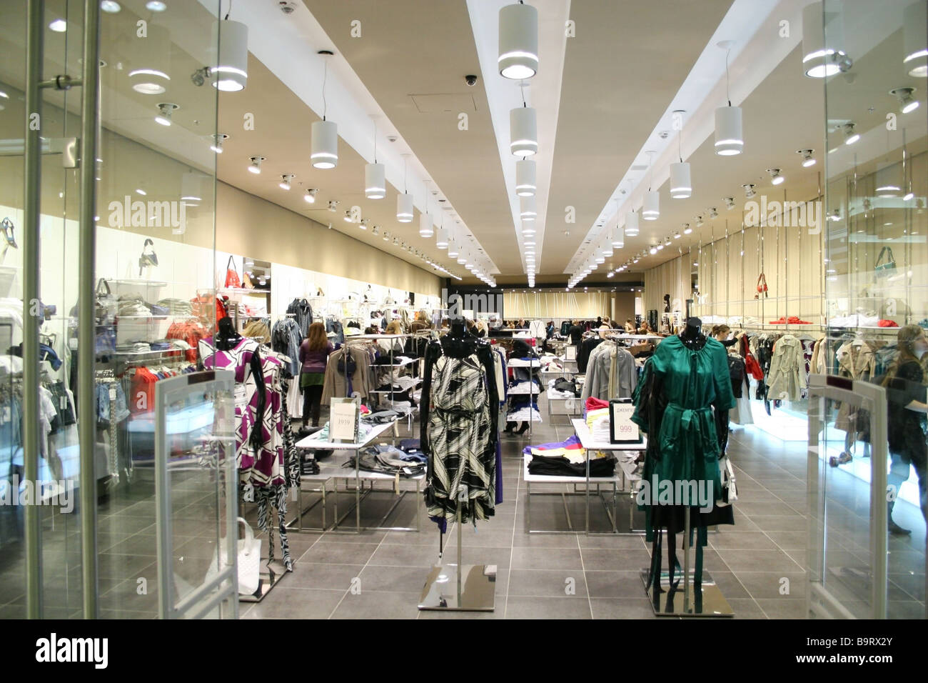 female clothes in shop Stock Photo - Alamy