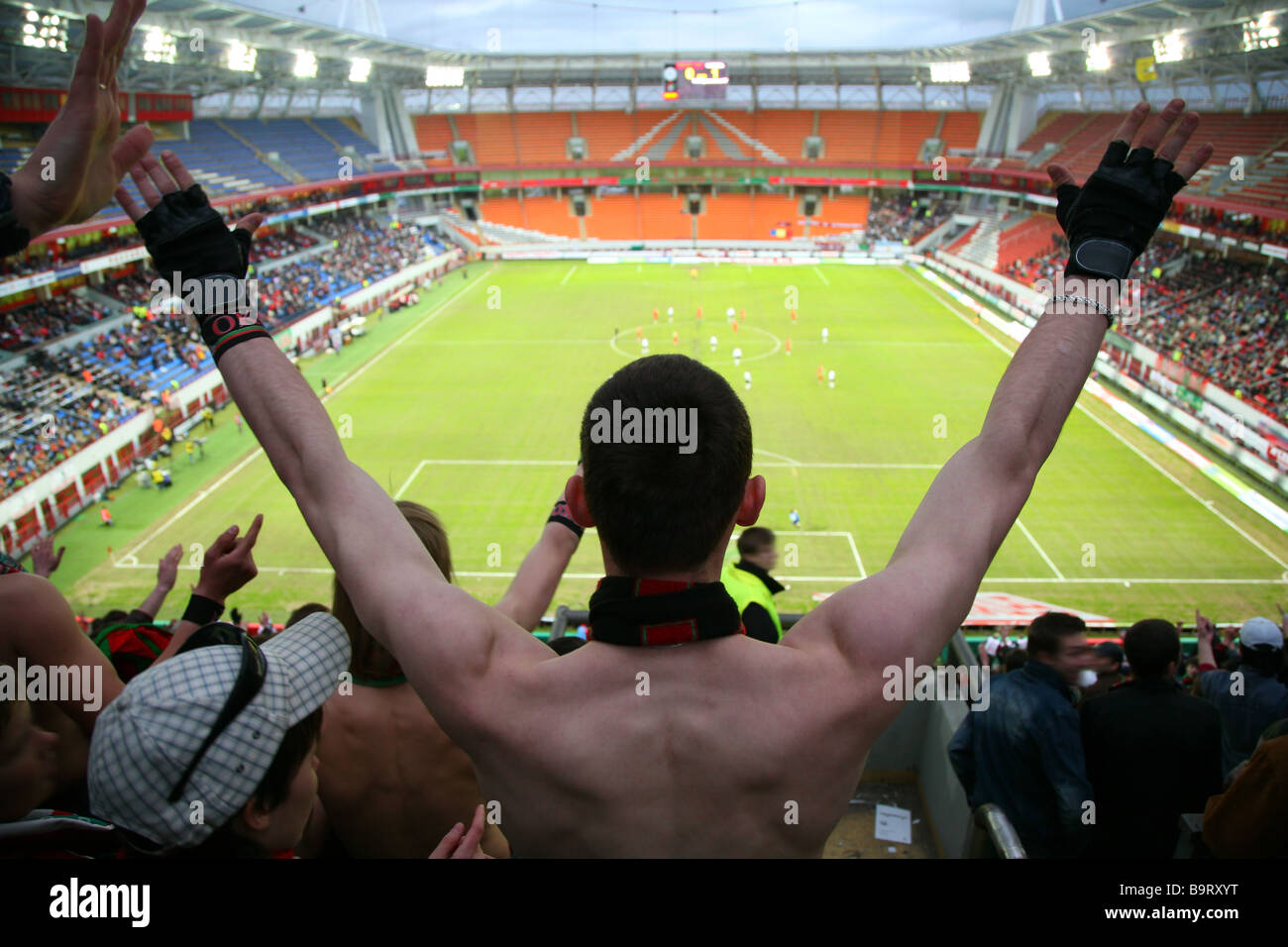 spectator on football Stock Photo - Alamy
