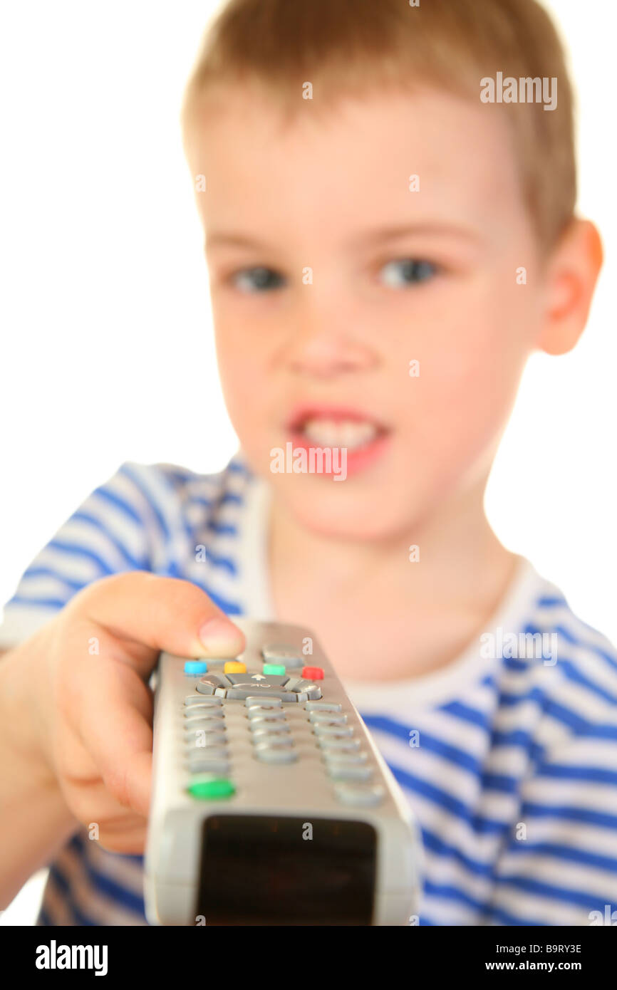 boy with remote control Stock Photo - Alamy