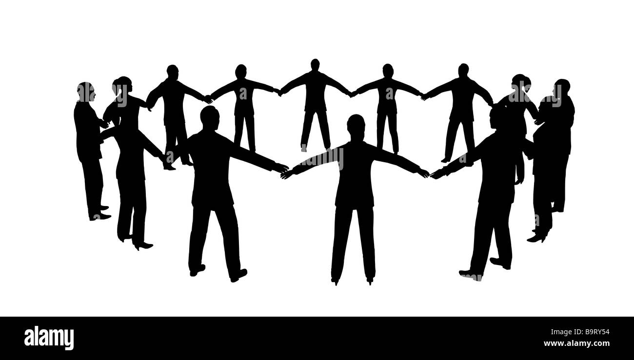 people circle male female Stock Photo - Alamy