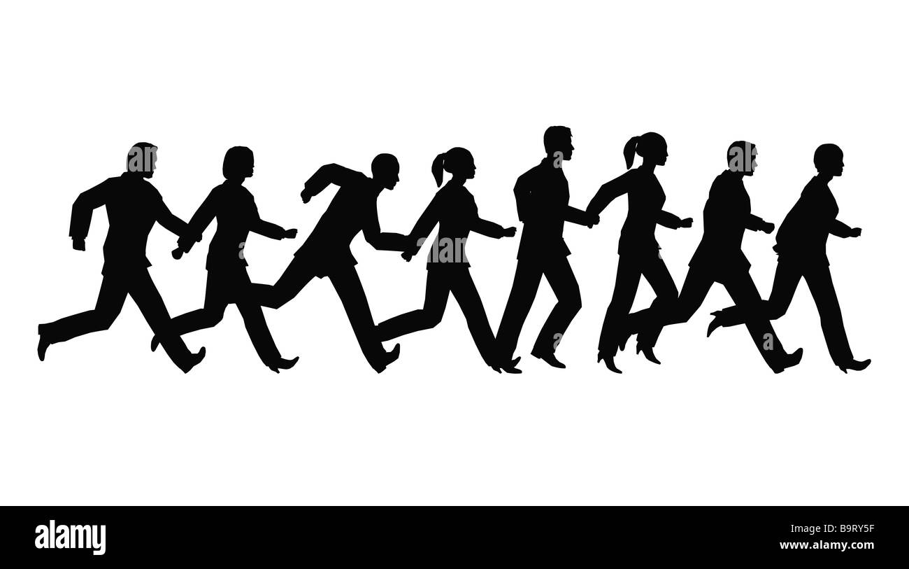 Teenagers running Cut Out Stock Images & Pictures - Alamy