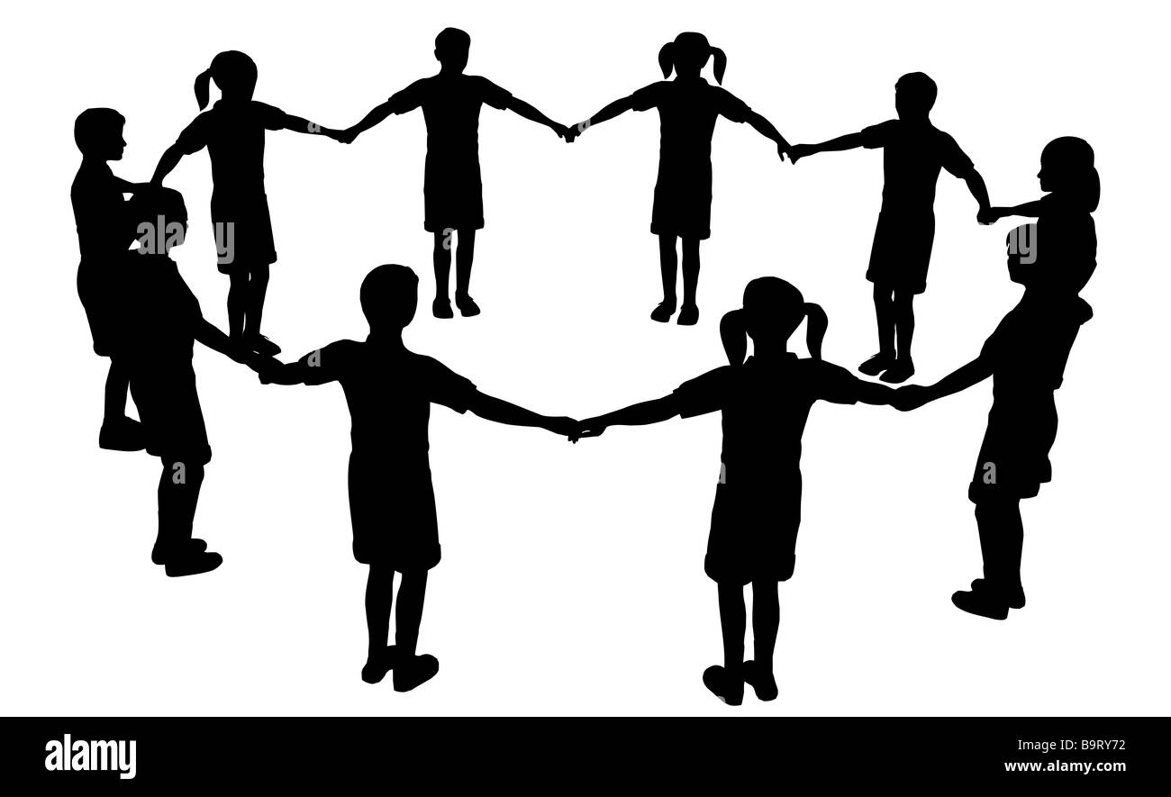 children circle 3 Stock Photo - Alamy
