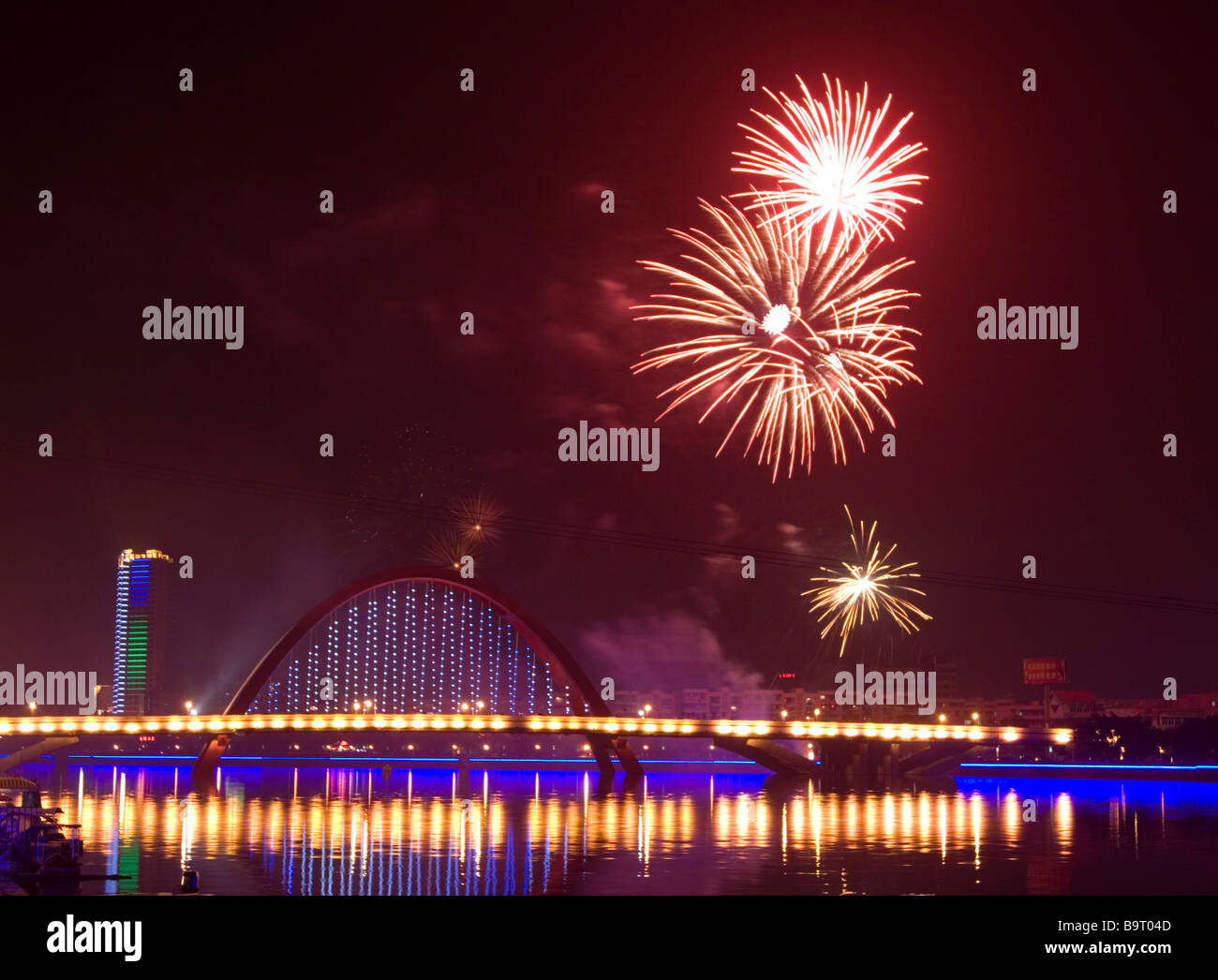 Fireworks are let off for Chinese new year at most towns and cities in ...
