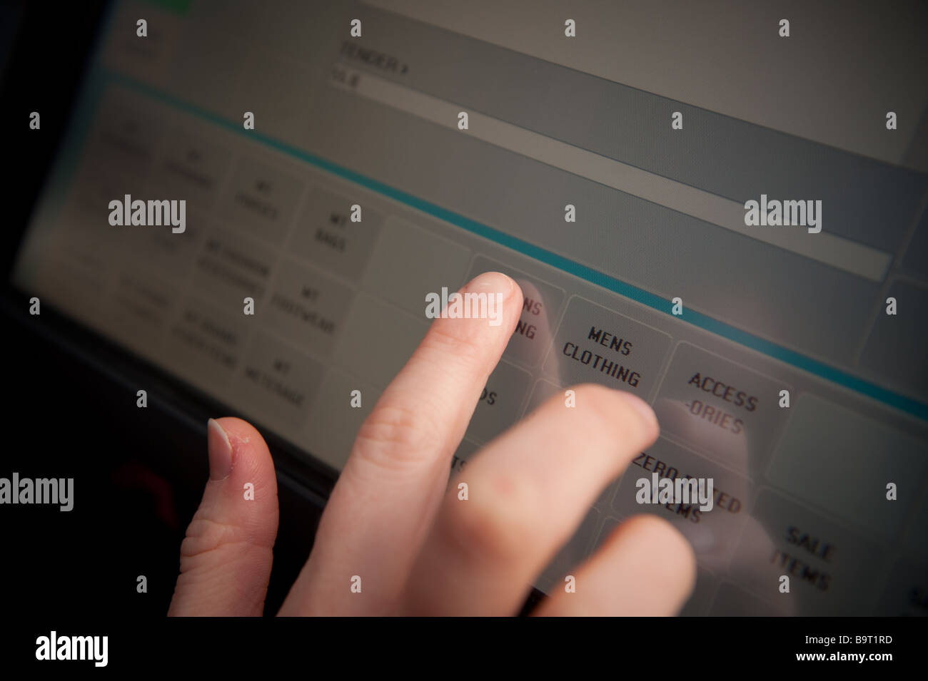 Touch screen menu hi-res stock photography and images - Alamy