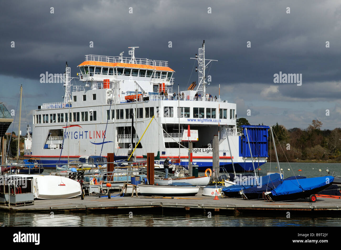 Wight light ferry hi-res stock photography and images - Alamy