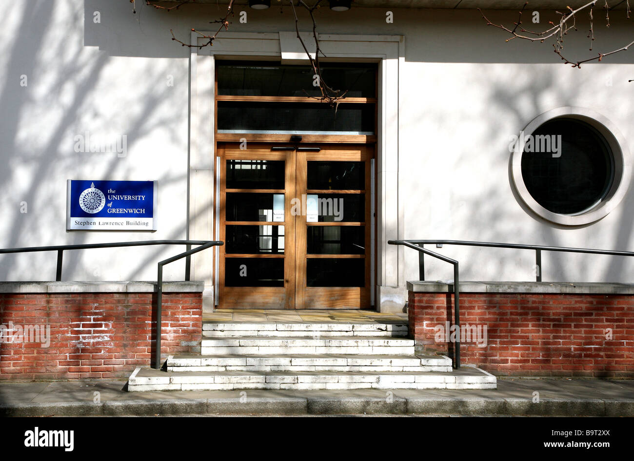 Stephen Lawrence building at University of Greenwich, London Stock ...