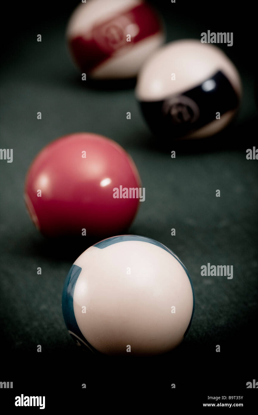 Vintage billiards game Stock Photo - Alamy