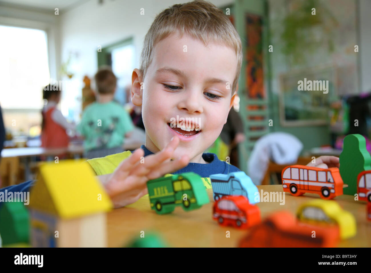 the playing child Stock Photo - Alamy