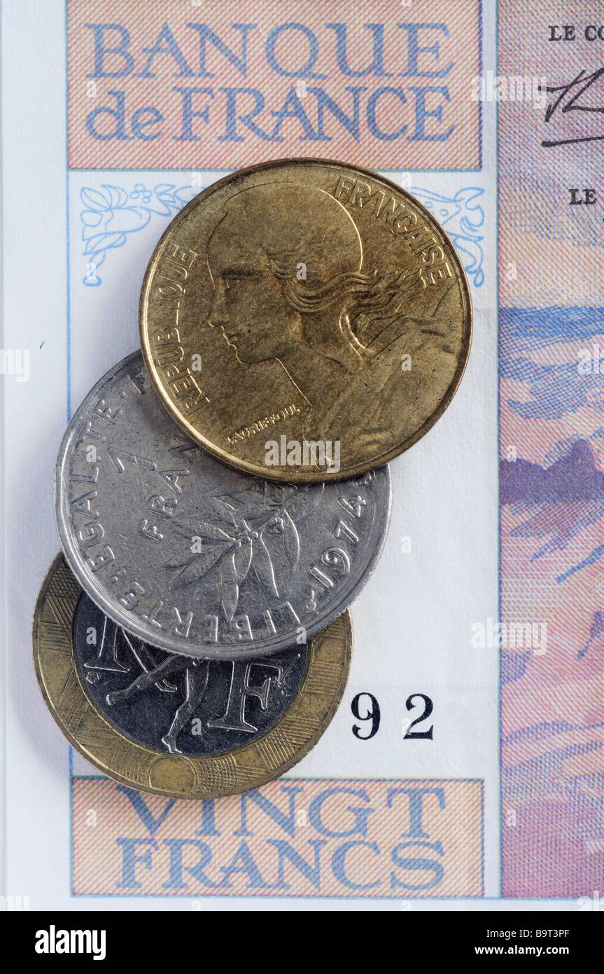 French franc hi-res stock photography and images - Alamy