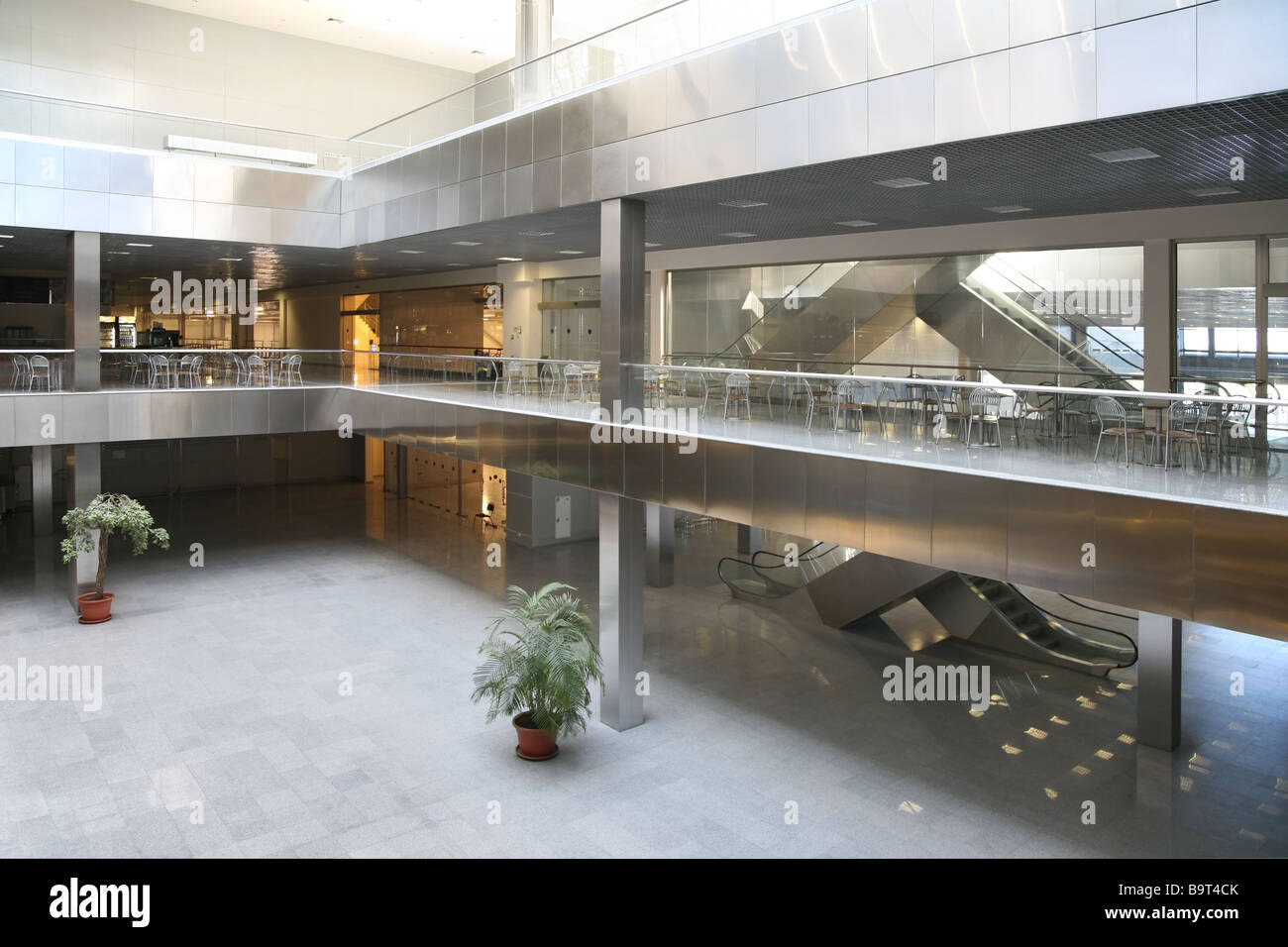 Hall of shopping center Stock Photo - Alamy