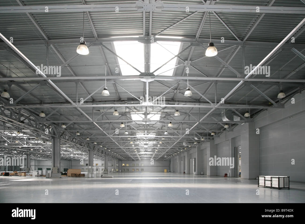 The big warehouse of shopping center Stock Photo - Alamy