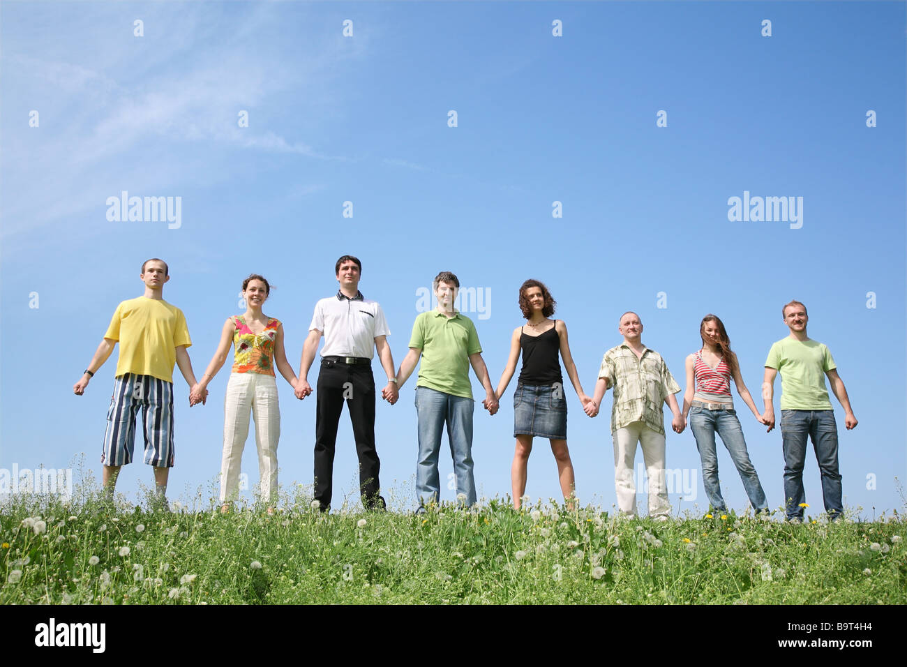 Eight Friends In A Picture