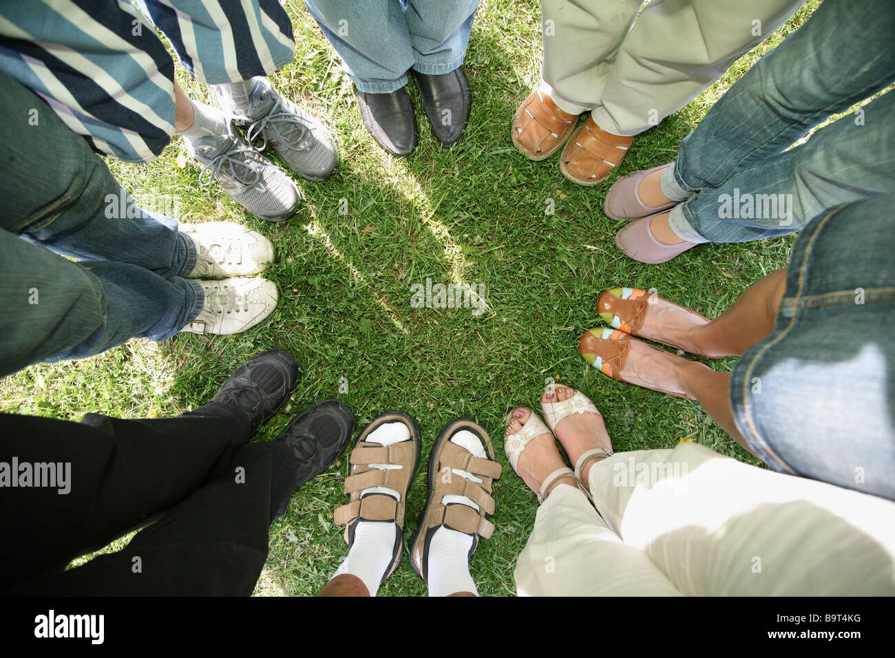 Eight Friends In A Picture