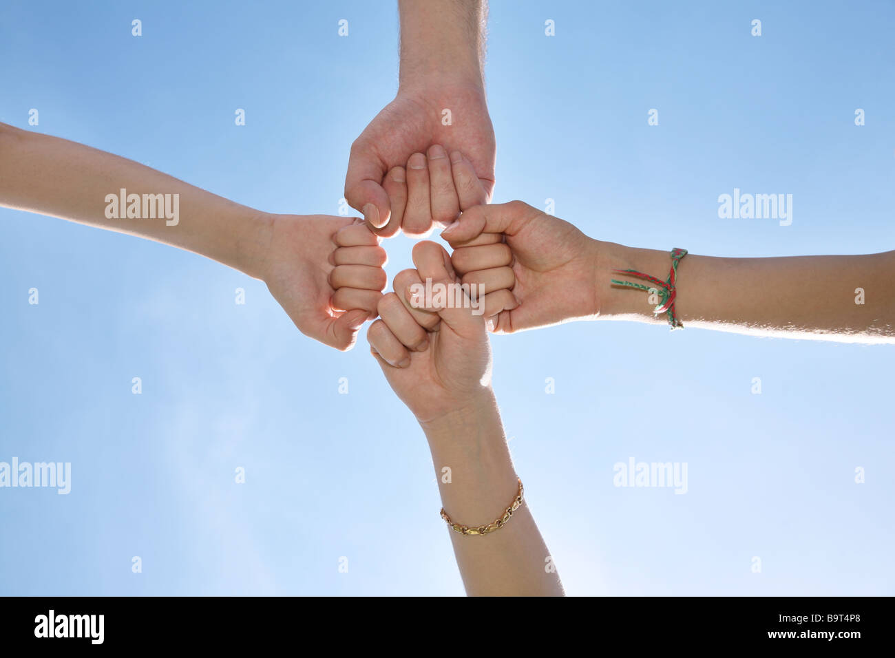 Four fighting men hi-res stock photography and images - Alamy