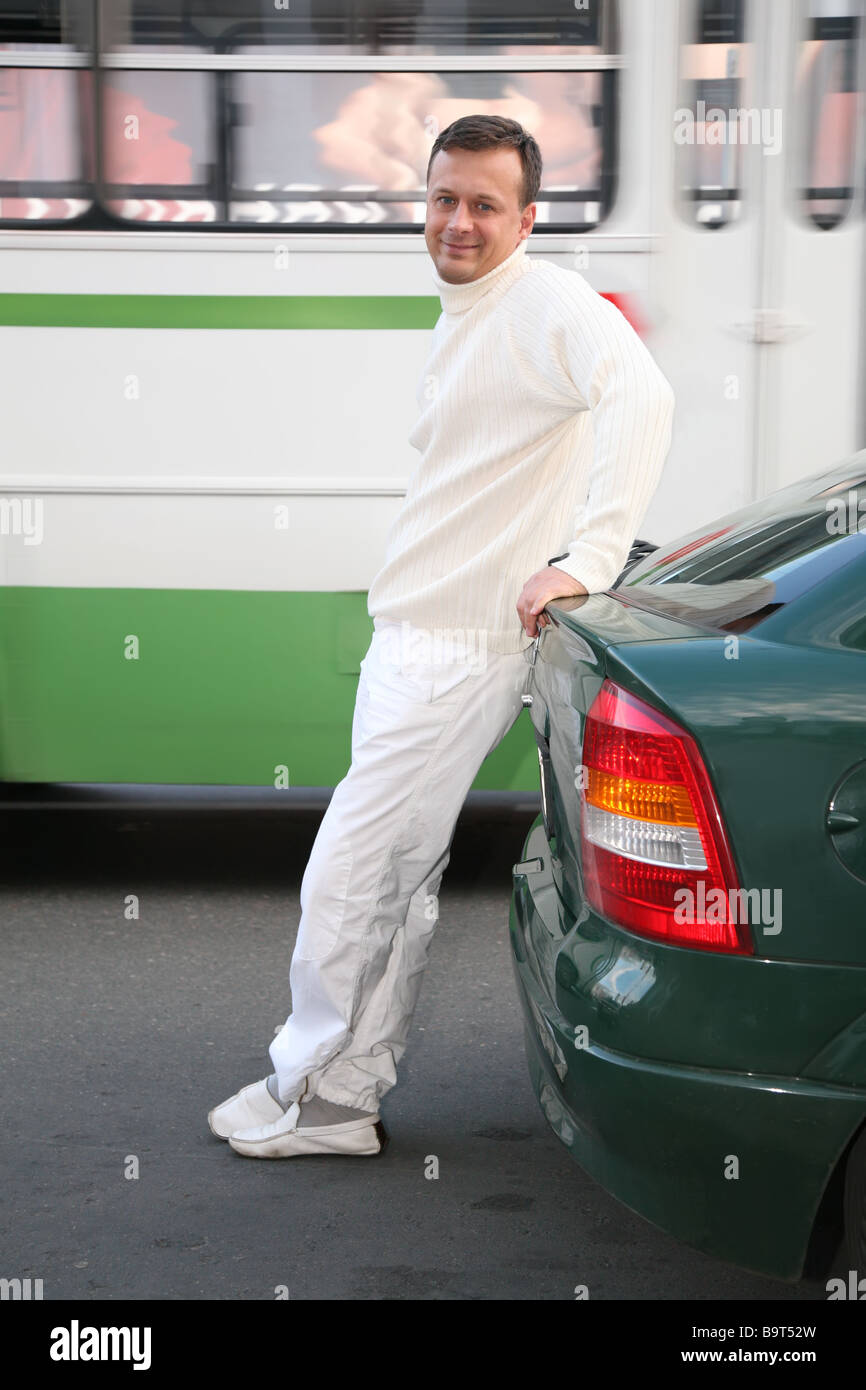 Man stands dressed in hi-res stock photography and images - Alamy