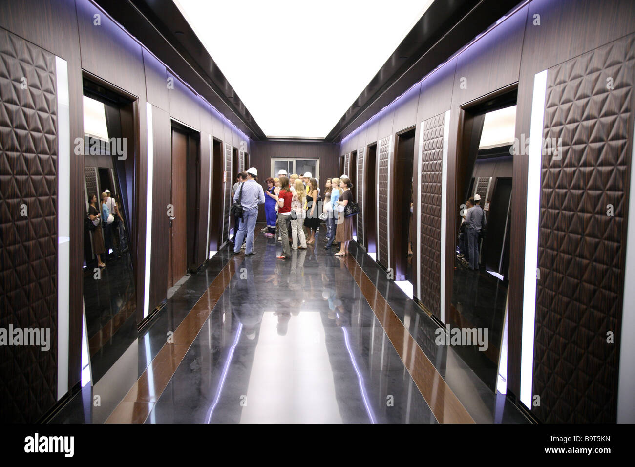 people in the corridor Stock Photo - Alamy