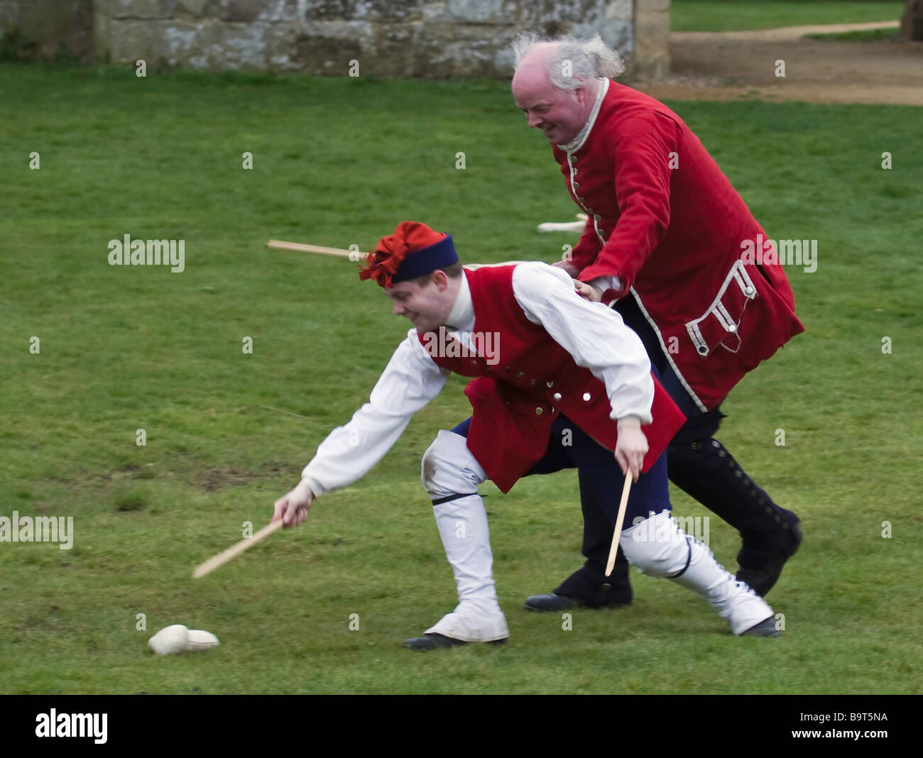 New France Old England Re-enactors NFOE at Cowdray Park - Game Playing ...