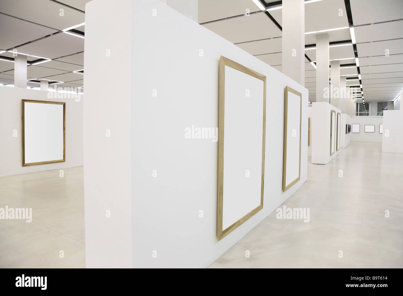 frames in the hall 2 Stock Photo - Alamy