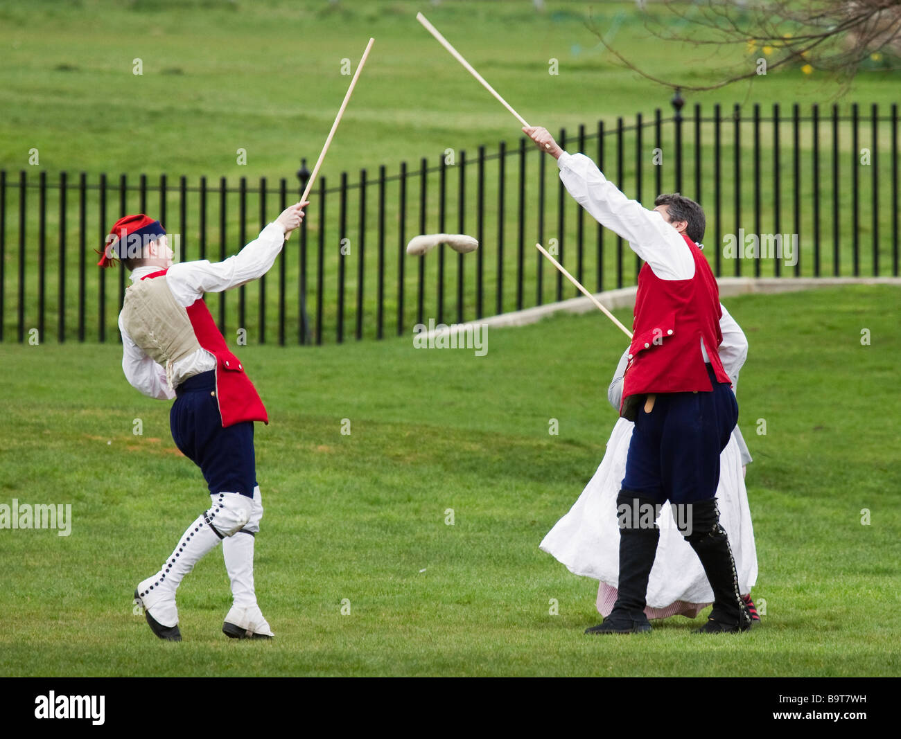 New France Old England Re-enactors NFOE Stock Photo - Alamy