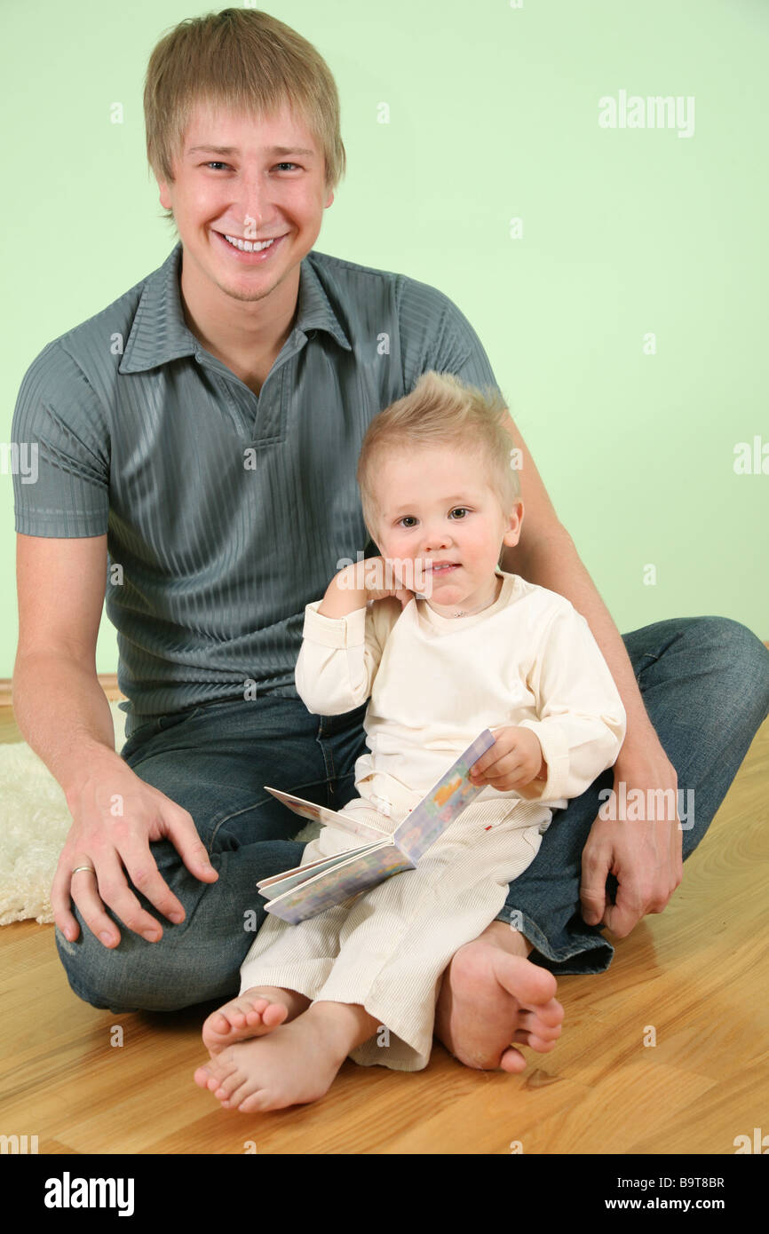 son and father Stock Photo - Alamy