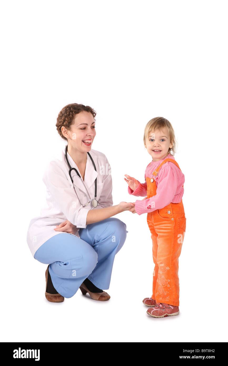 doctor and girl Stock Photo - Alamy