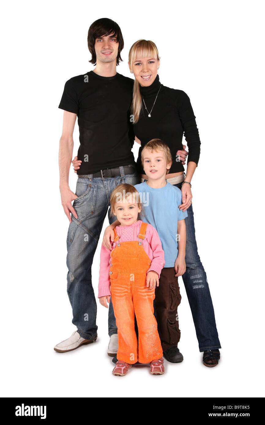 young family together Stock Photo - Alamy