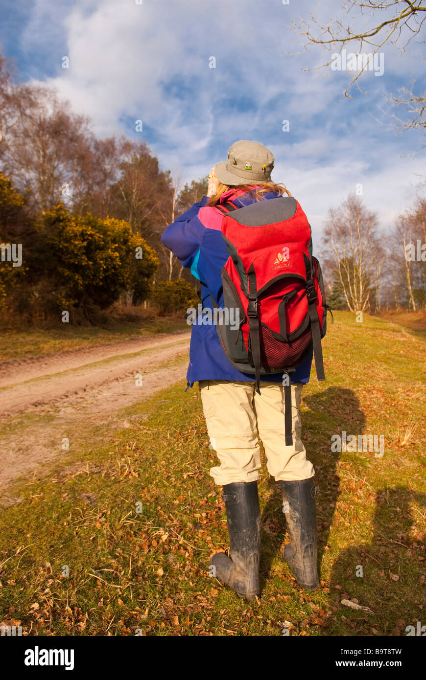 Female bird watcher uk hi-res stock photography and images - Alamy
