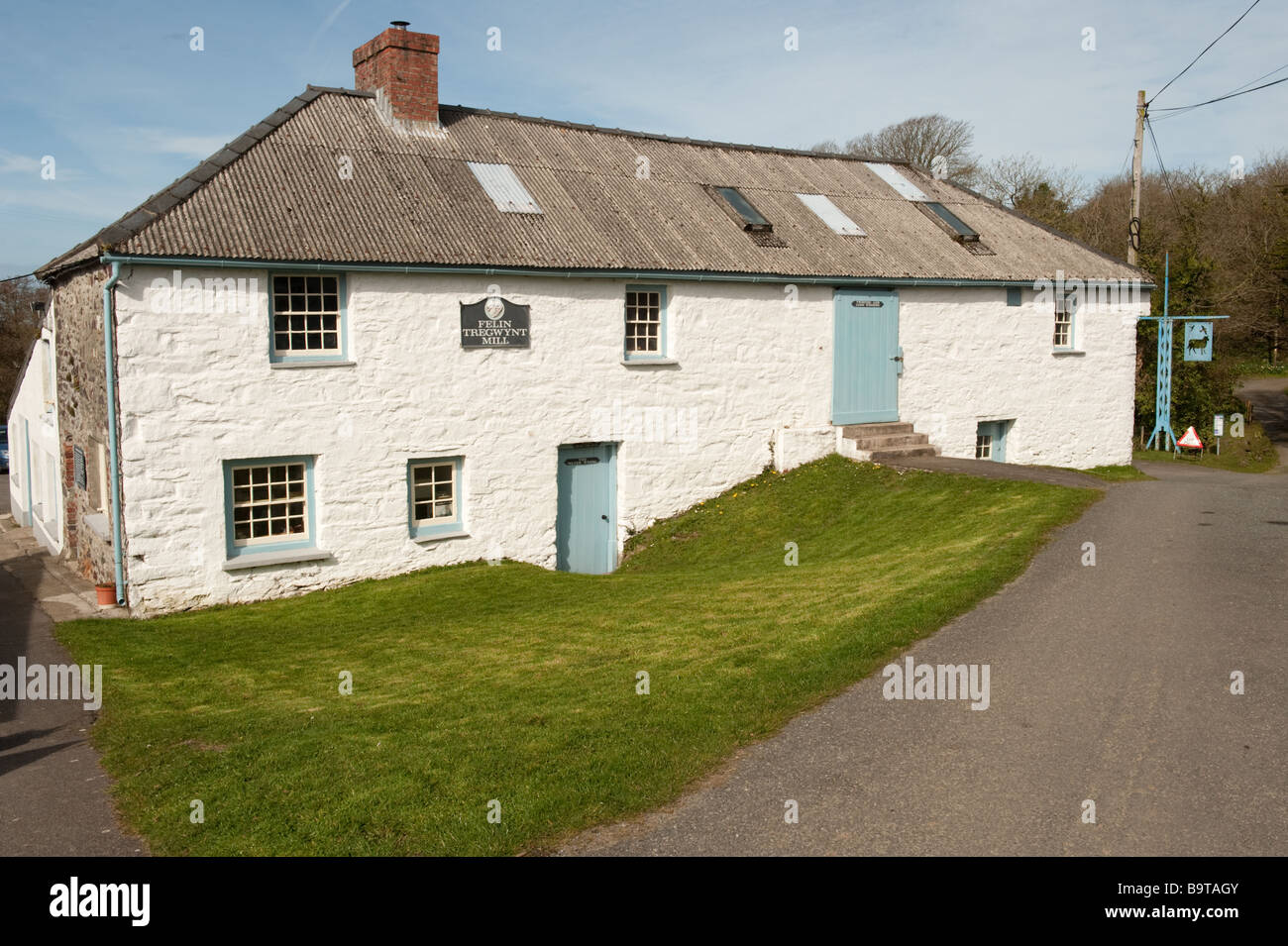 Melin Tregwynt welsh woollen mill Castlemorris Pembrokeshire wales UK ...