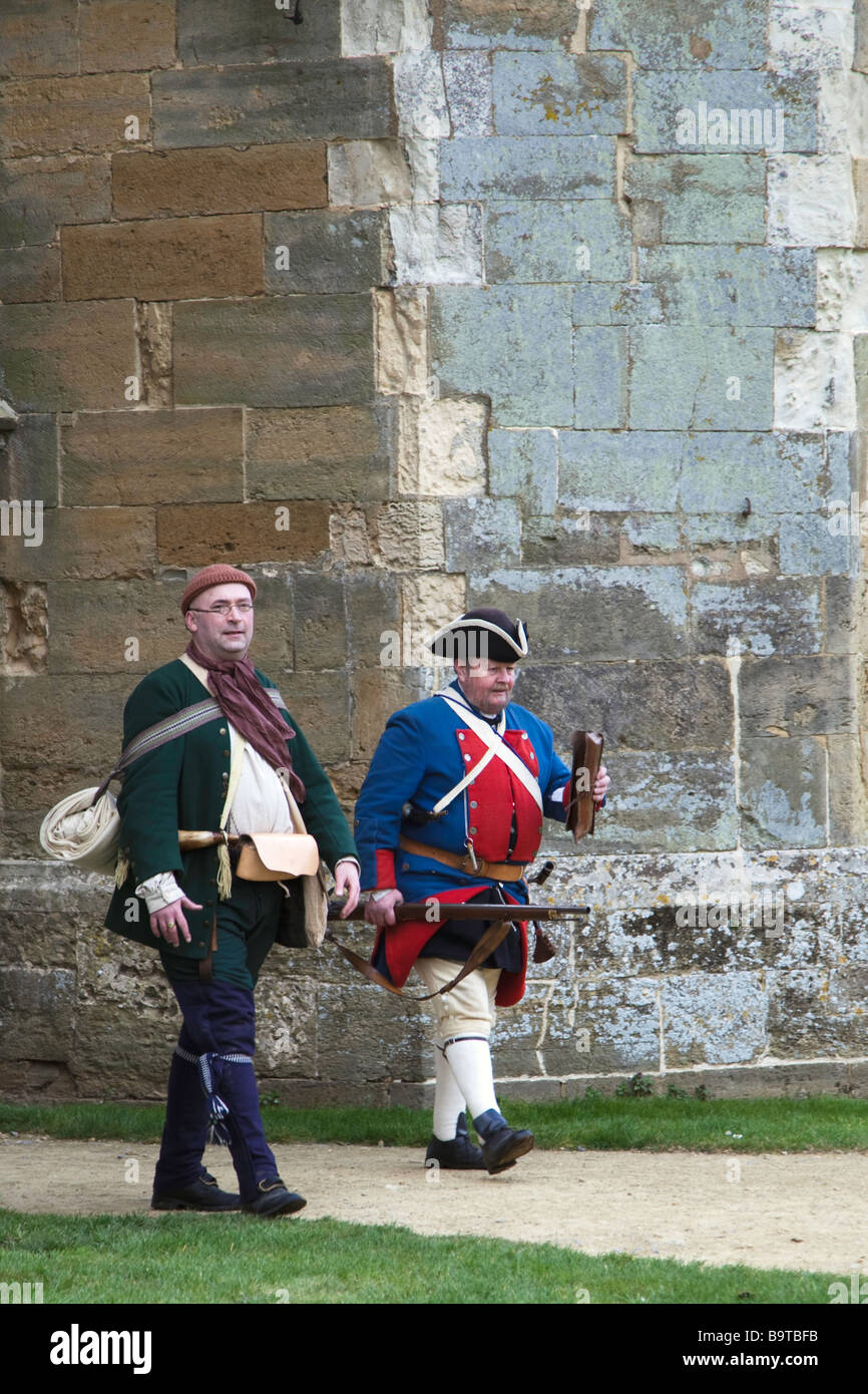 New France Old England Re-enactors NFOE Stock Photo - Alamy
