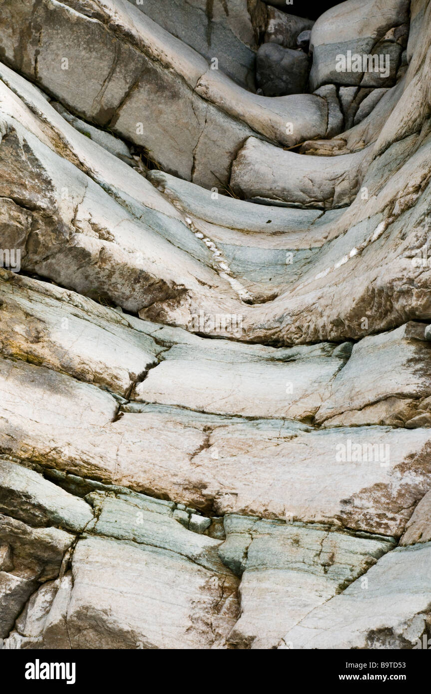 Rocks, worn by winter rain and snow melt, in the Karion Gorge, Taygetus ...