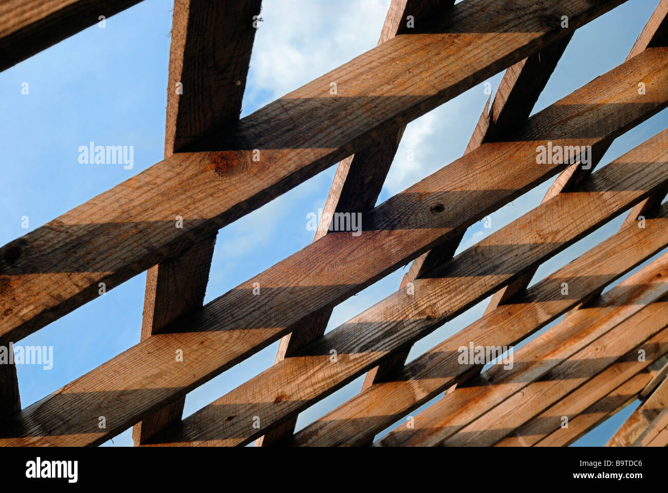 Wooden Roof Joists High Resolution Stock Photography and Images - Alamy