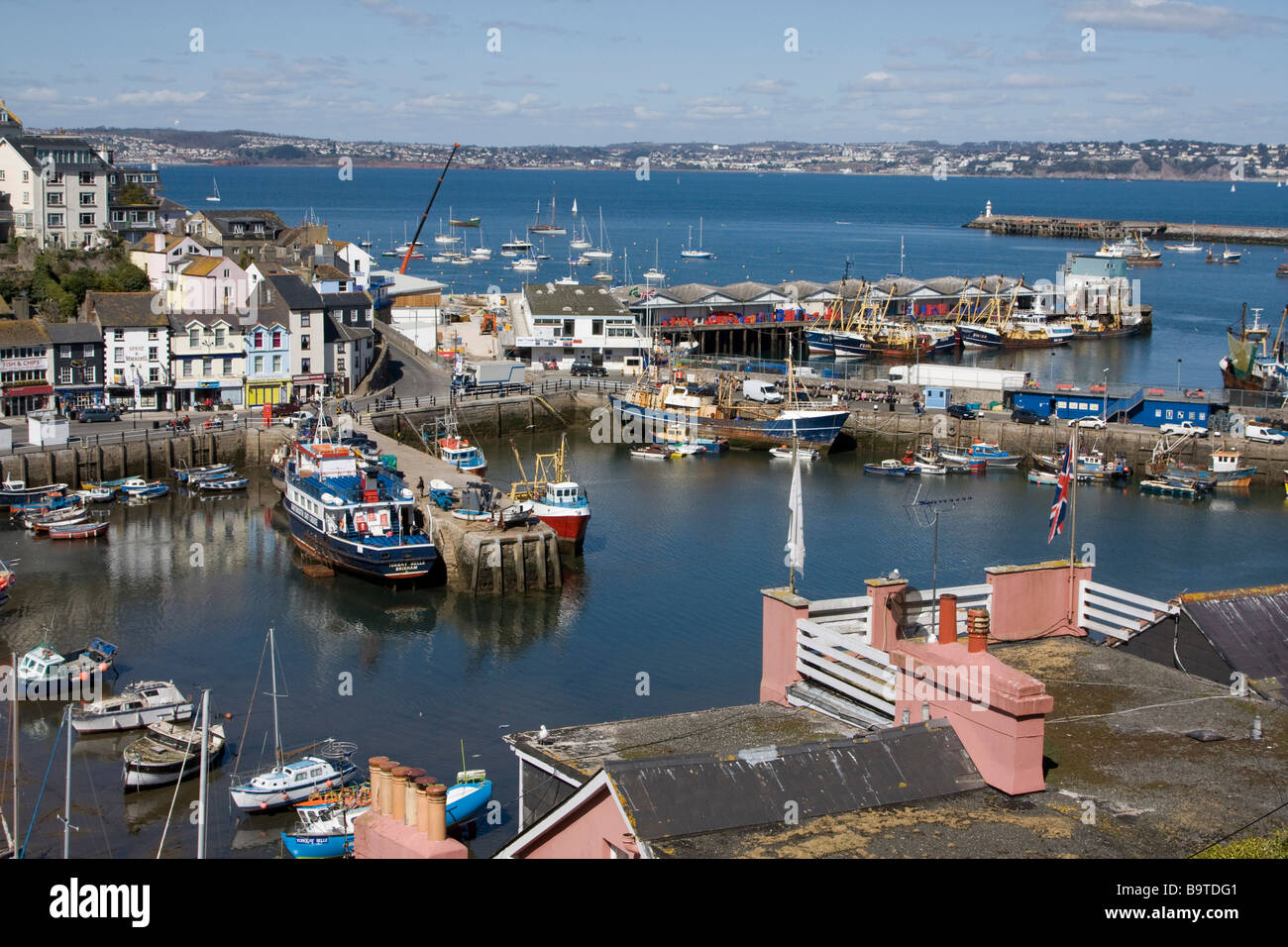 Brixham town centre hi-res stock photography and images - Alamy