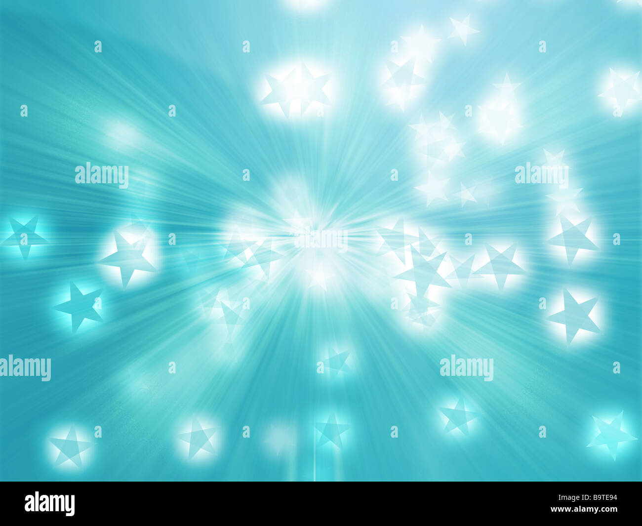 Abstract geometric wallpaper background of floating glowing stars Stock ...