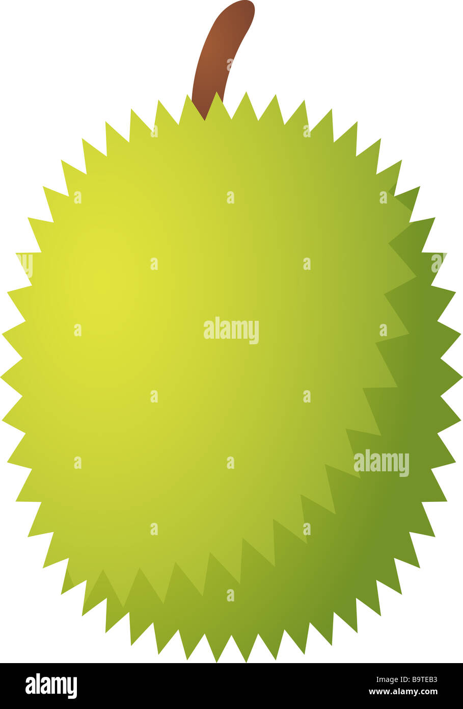 fruit icon chubby squarish style illustration Stock Photo - Alamy