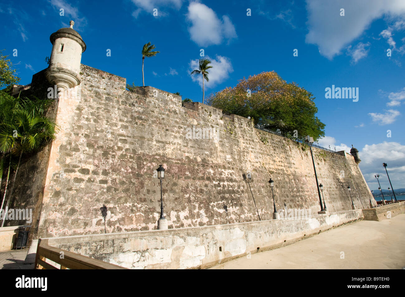 La Fortaleza, San Juan's wall and sea-side gates to the city of Old San ...