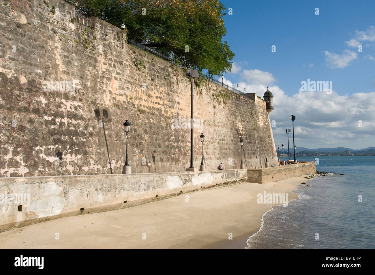 La Fortaleza, San Juan's wall and sea-side gates to the city of Old San ...