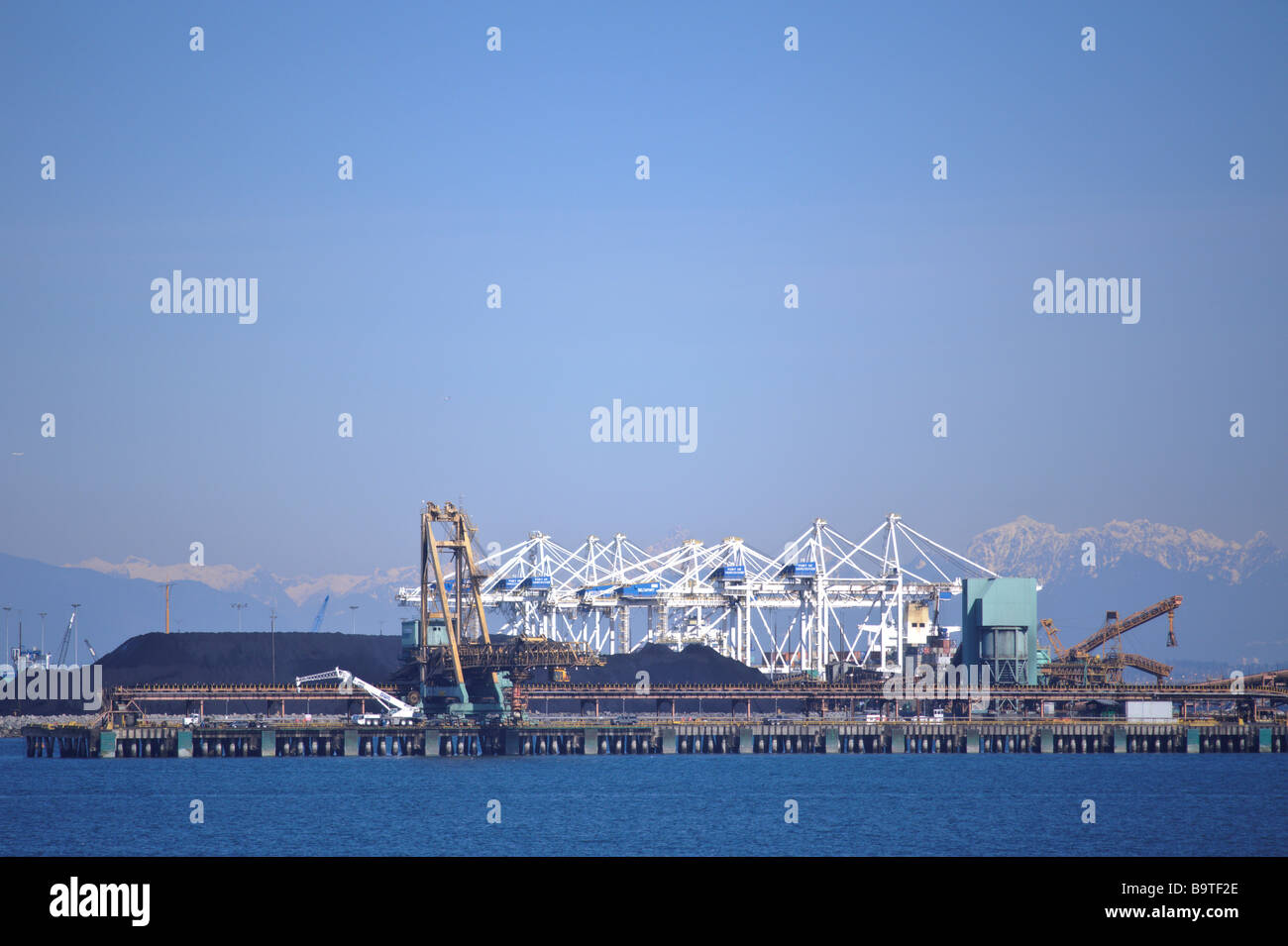 Port of Vancouver or Port Metro Vancouver at Roberts Bank Superport or ...