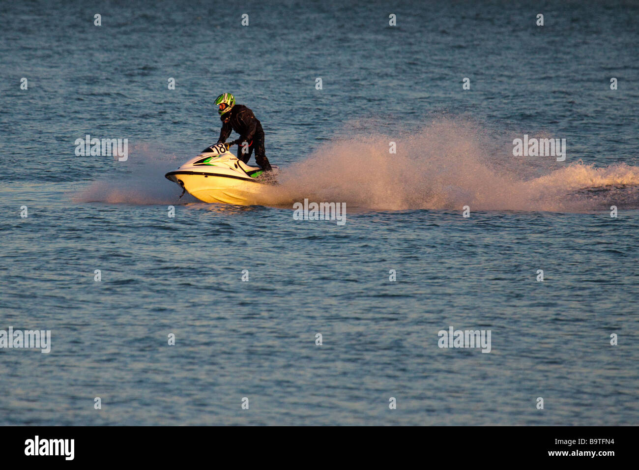 Man riding a jet ski hi-res stock photography and images - Alamy