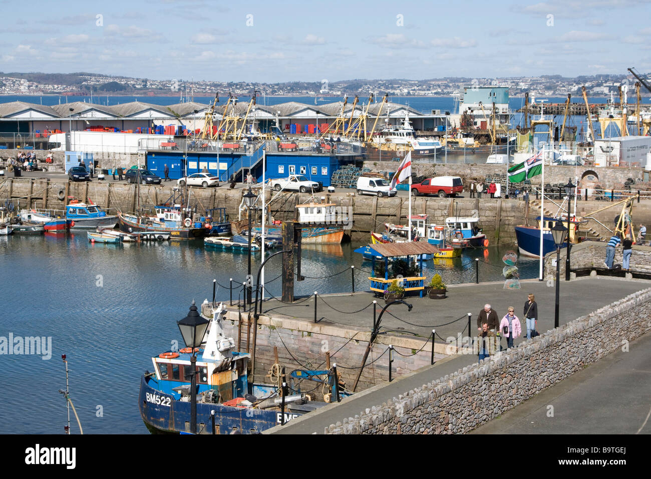 Brixham town centre hi-res stock photography and images - Alamy
