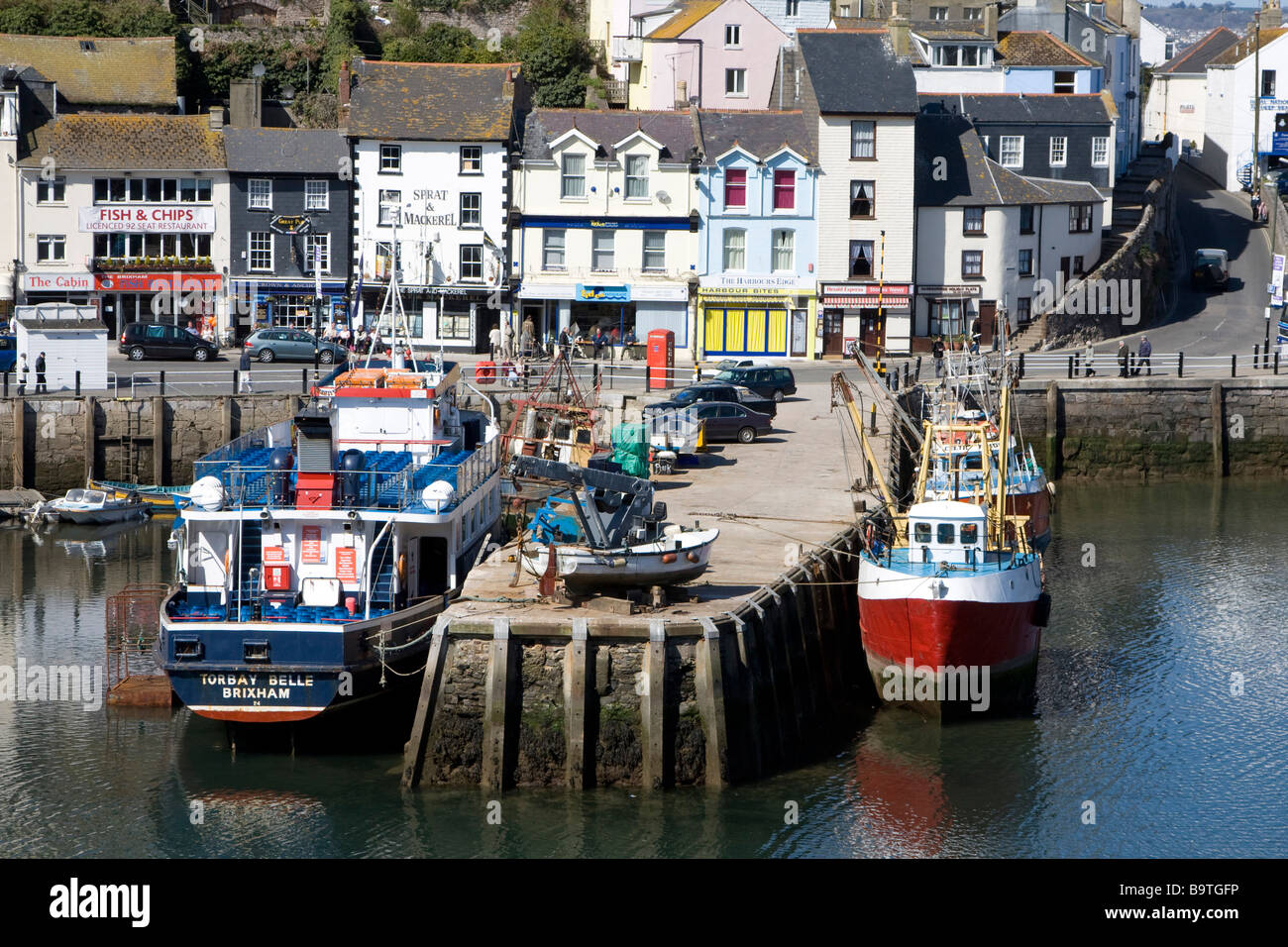 Brixham town centre hi-res stock photography and images - Alamy