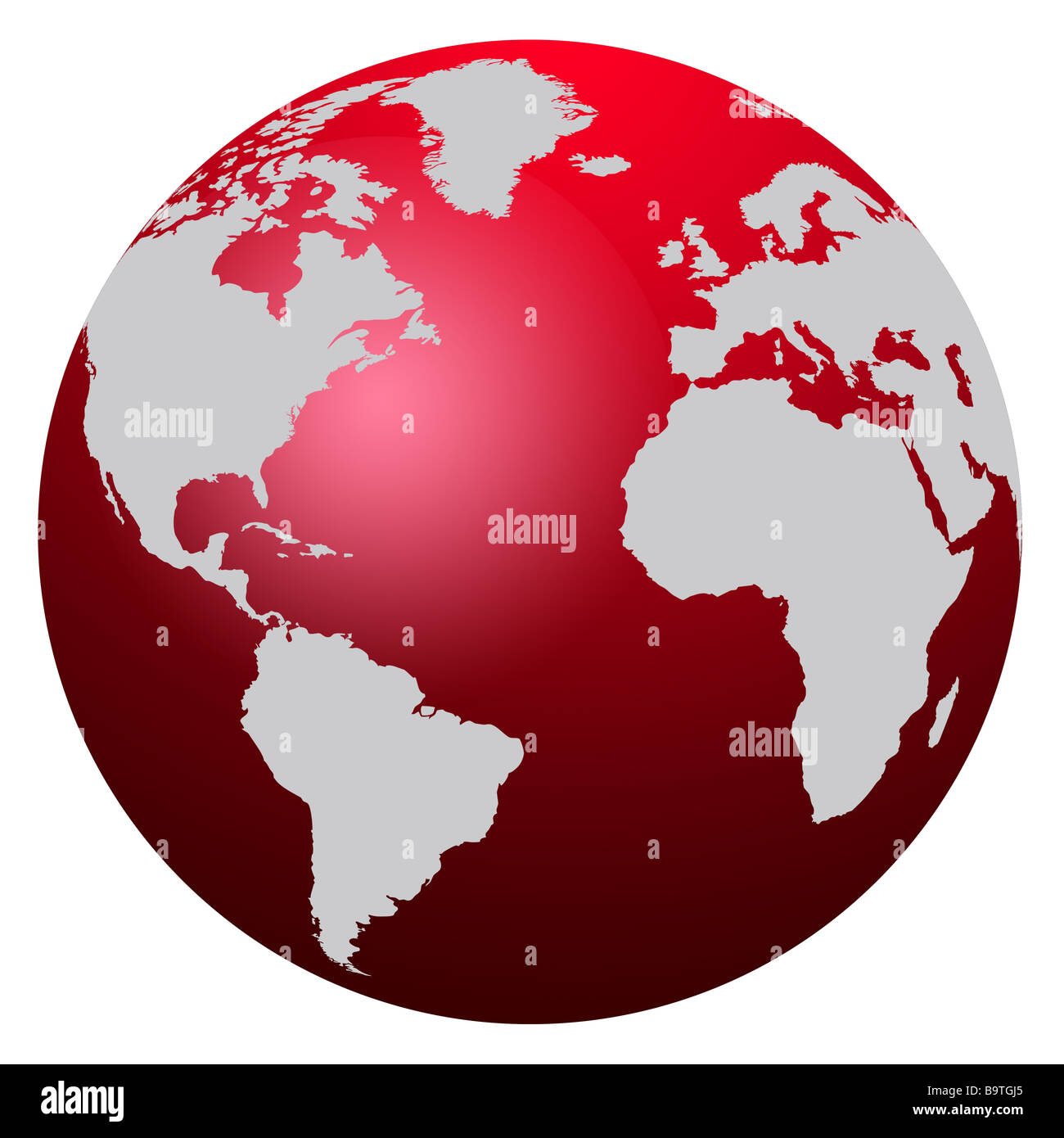 World map globe Stock Photo - Alamy