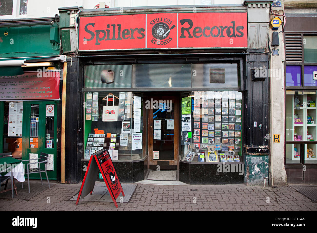 Spillers Records shop oldest record shop in the world Cardiff Wales UK ...