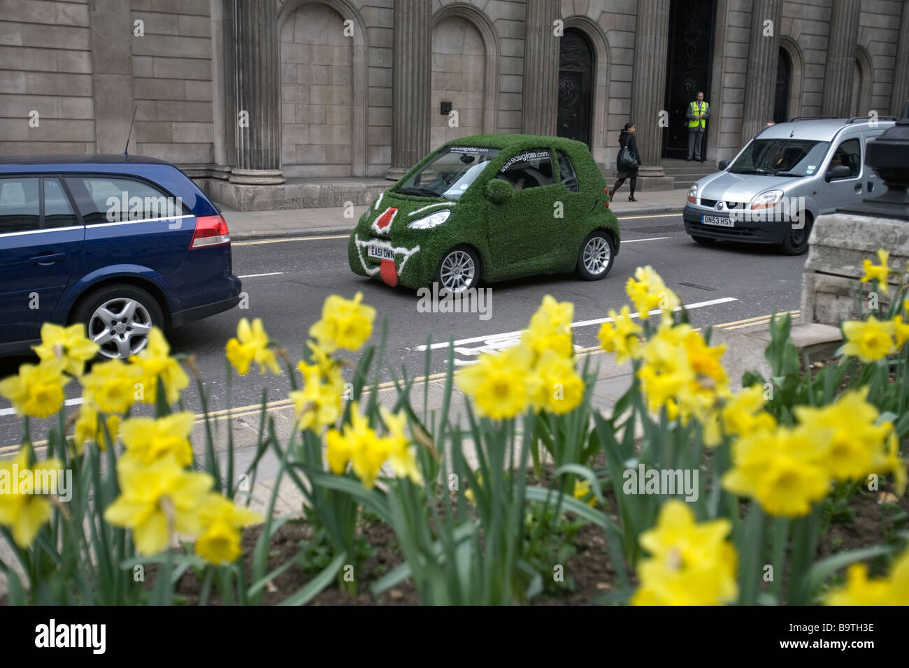 a green environment car in london Stock Photo - Alamy