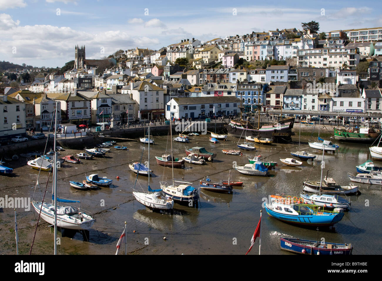 Brixham town centre hi-res stock photography and images - Alamy