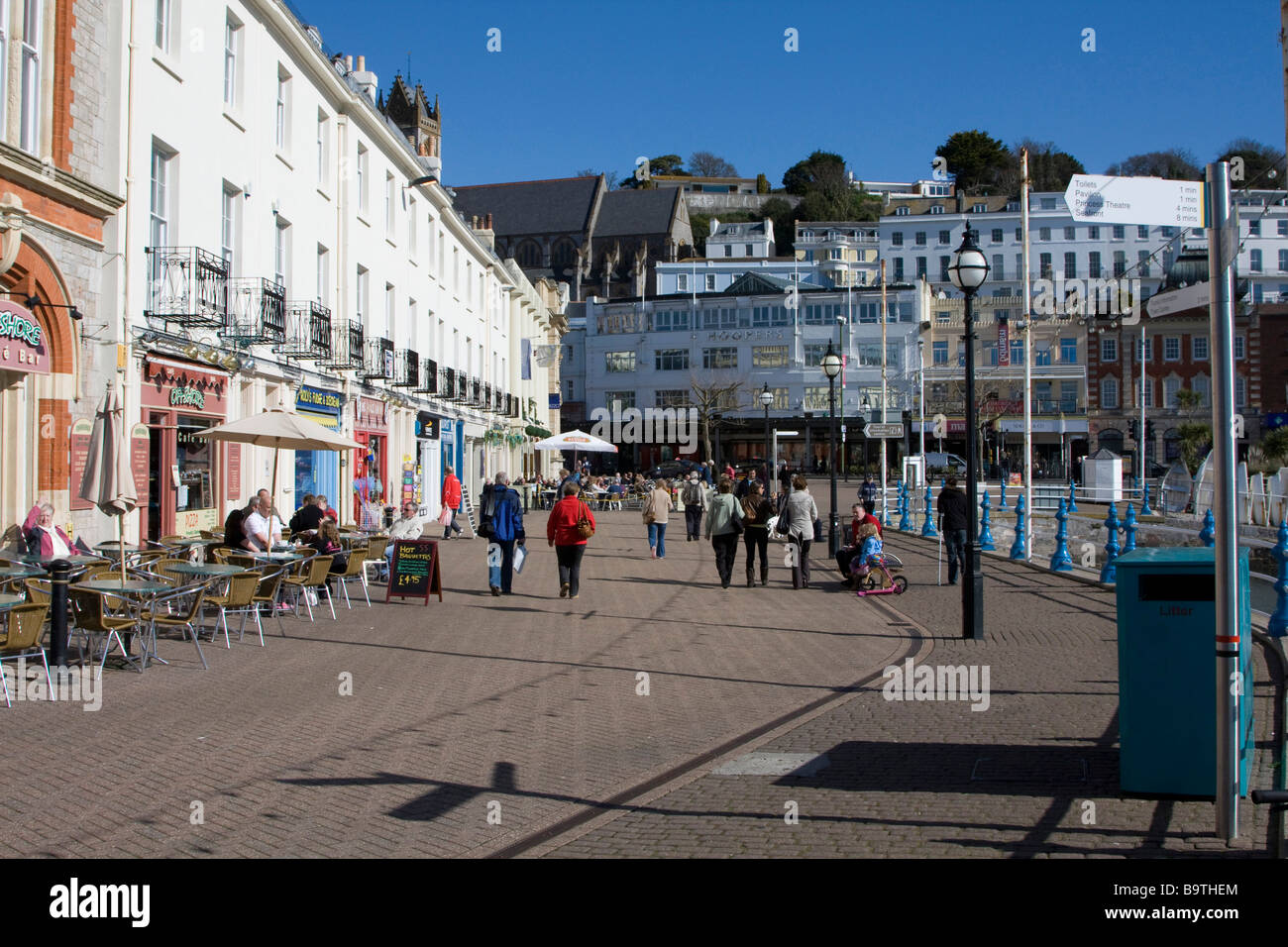 Street torquay town centre torquay hi-res stock photography and images ...